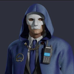 HITMAN Ark Society Skull Guard Mask - Etsy