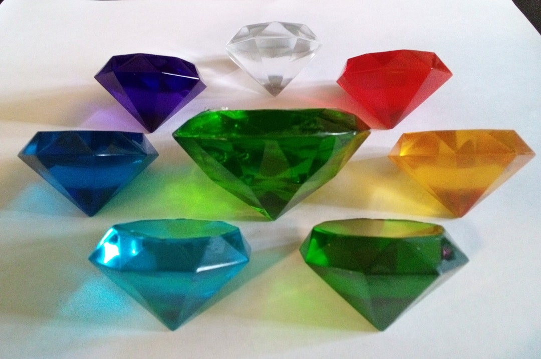 Sonic the Hedgehog Mini Chaos Emeralds Master Emerald set - Etsy Canada