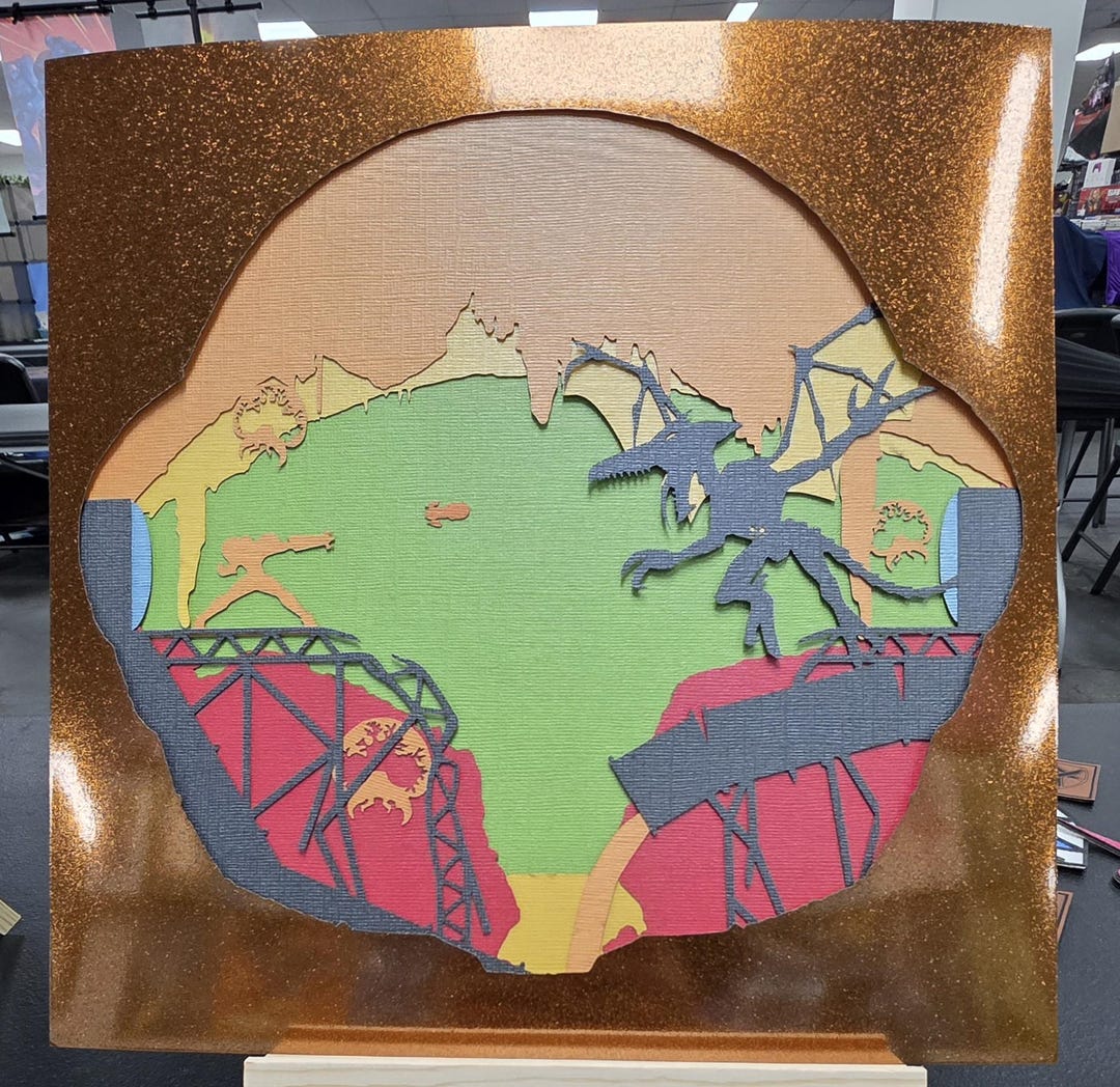 Metroid Layered Paper Wall Art - Etsy