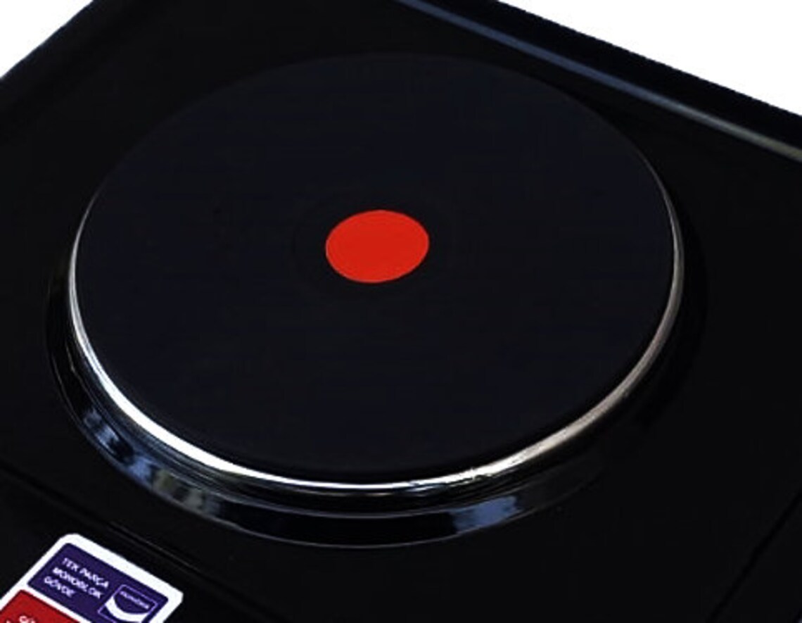 1500 W Single Hot Plate Precise Table Top Cooking, Cast Iron Heating ...