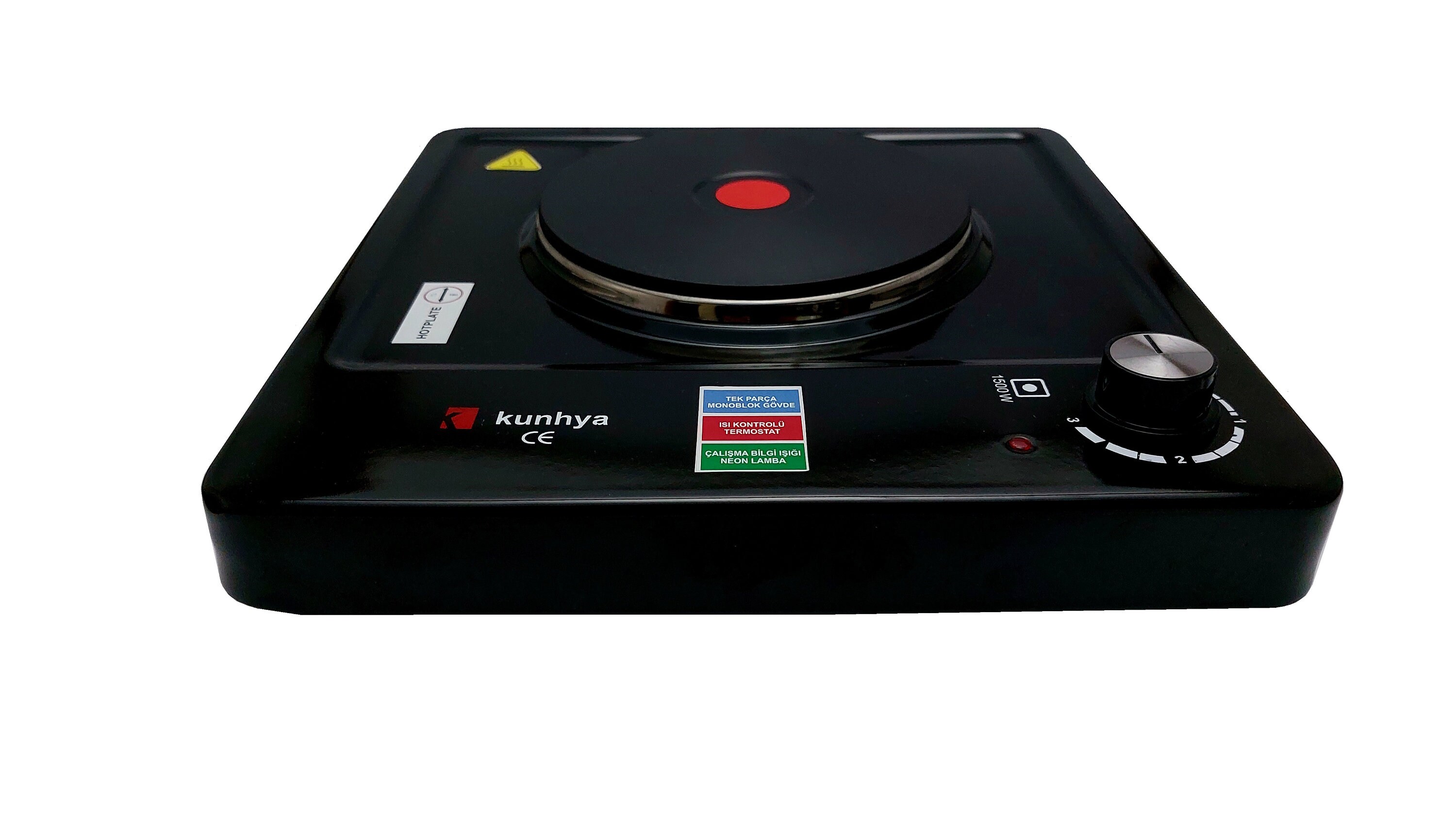 1500 W Single Hot Plate Precise Table Top Cooking, Cast Iron Heating ...