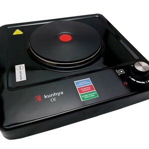 1500 W Single Hot Plate Precise Table Top Cooking, Cast Iron Heating ...