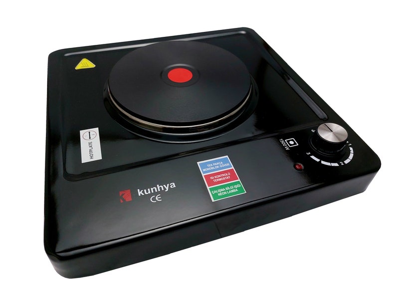 1500 W Single Hot Plate Precise Table Top Cooking, Cast Iron Heating ...