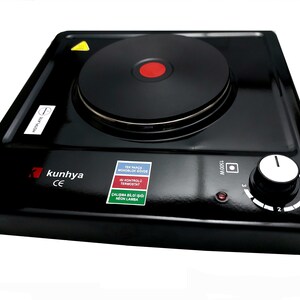 1500 W Single Hot Plate Precise Table Top Cooking, Cast Iron Heating ...