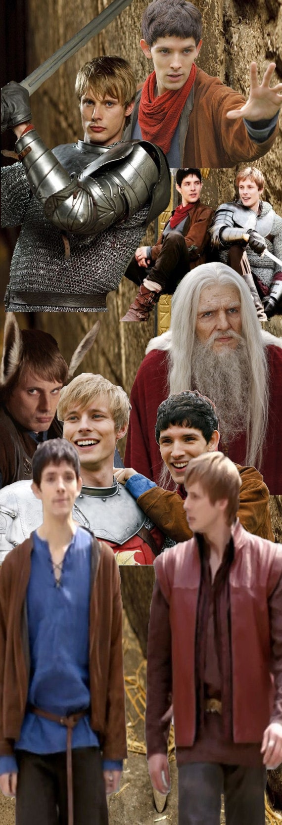 Bbc's Merlin Merlin and Arthur PRINTABLE Bookmark - Etsy