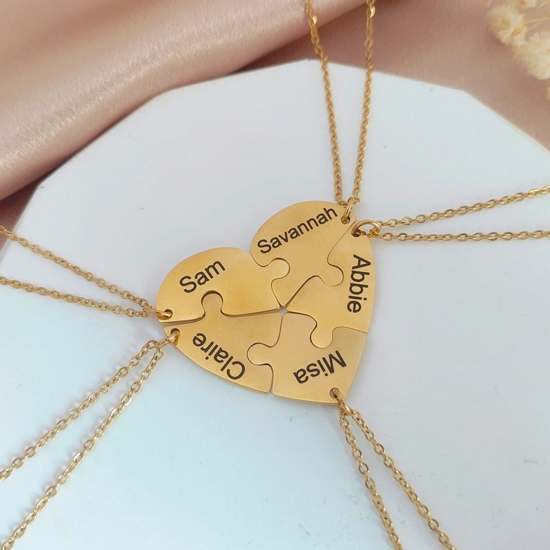 Puzzle Necklace - Etsy