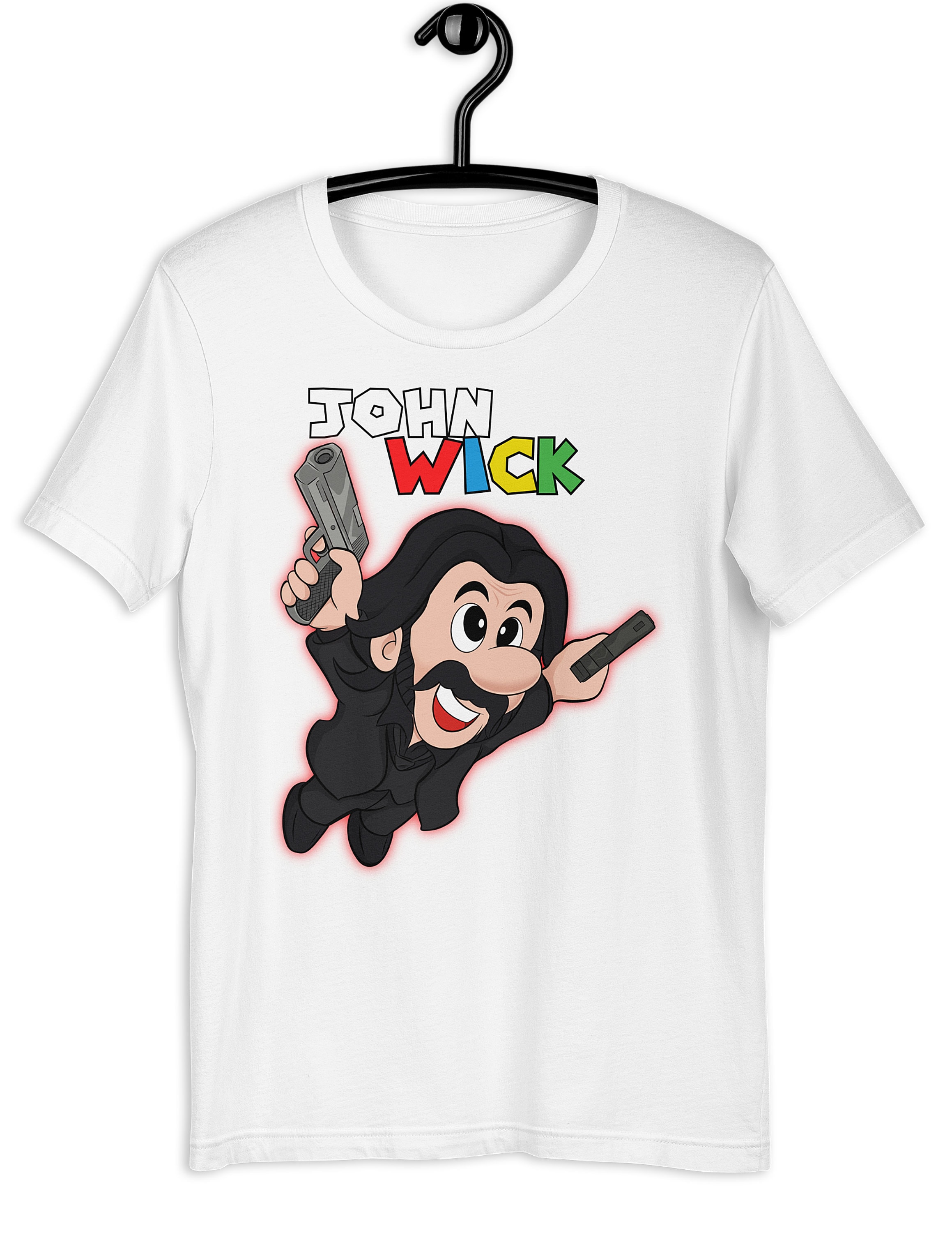 John Wick X Super Mario Fusion T-shirt - Etsy