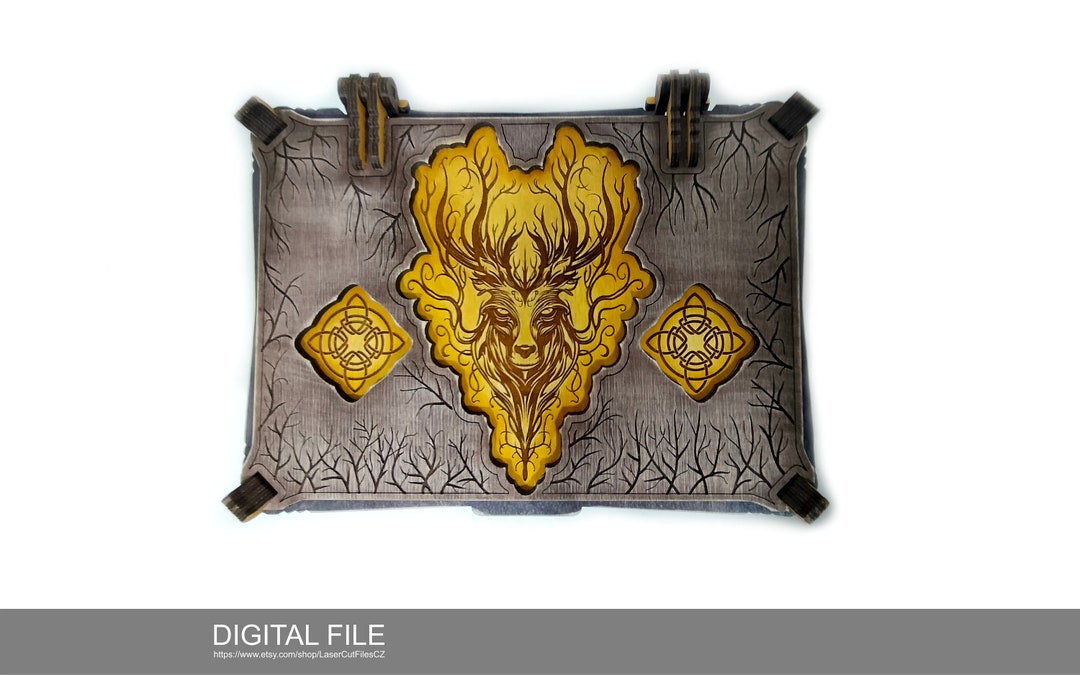 The Box of the Forest Spirit A0105. Laser Cut Files SVG, PDF, DXF Digital Product - Etsy