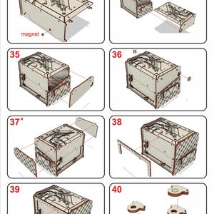 Box A0139. Laser Cut Files SVG, PDF, DXF Digital Product - Etsy