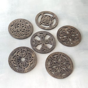 6 Celtic Coasters With Box. Laser Cut Files SVG, PDF, CDR Digital ...