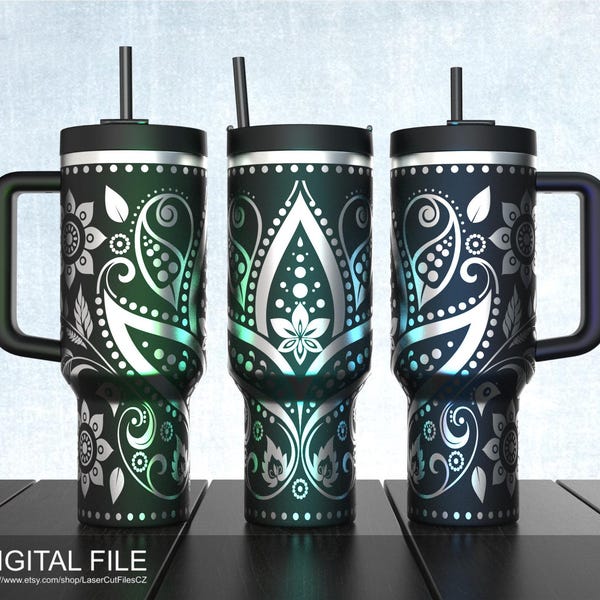 Paisley Design Svg - Etsy