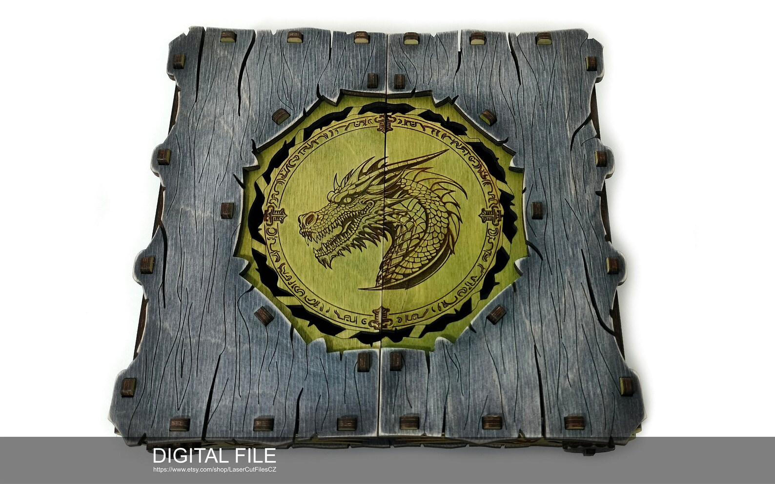Dragon Box. Laser Cut Files SVG, PDF, DXF Digital Product - Etsy