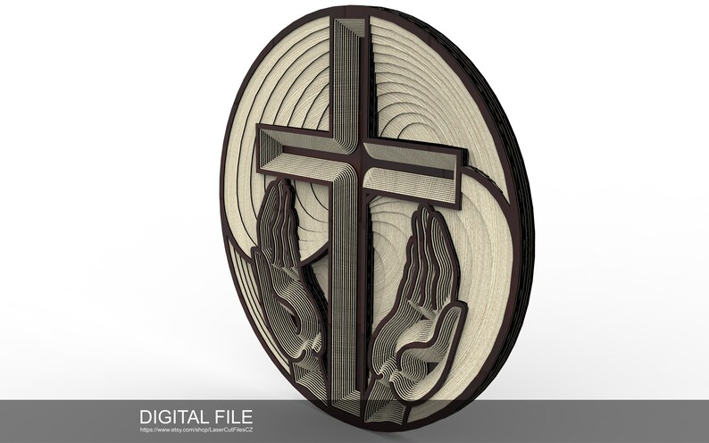 Multi-layered Cross. Version K4. Laser Cut Files SVG PDF DXF - Etsy