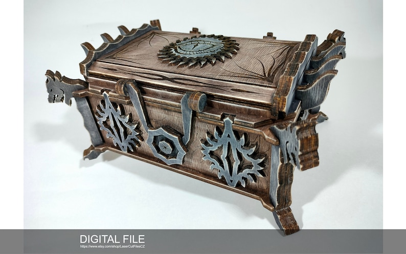 The Box Eye of the Dragon A0090. Laser Cut Files SVG, PDF, DXF Digital ...