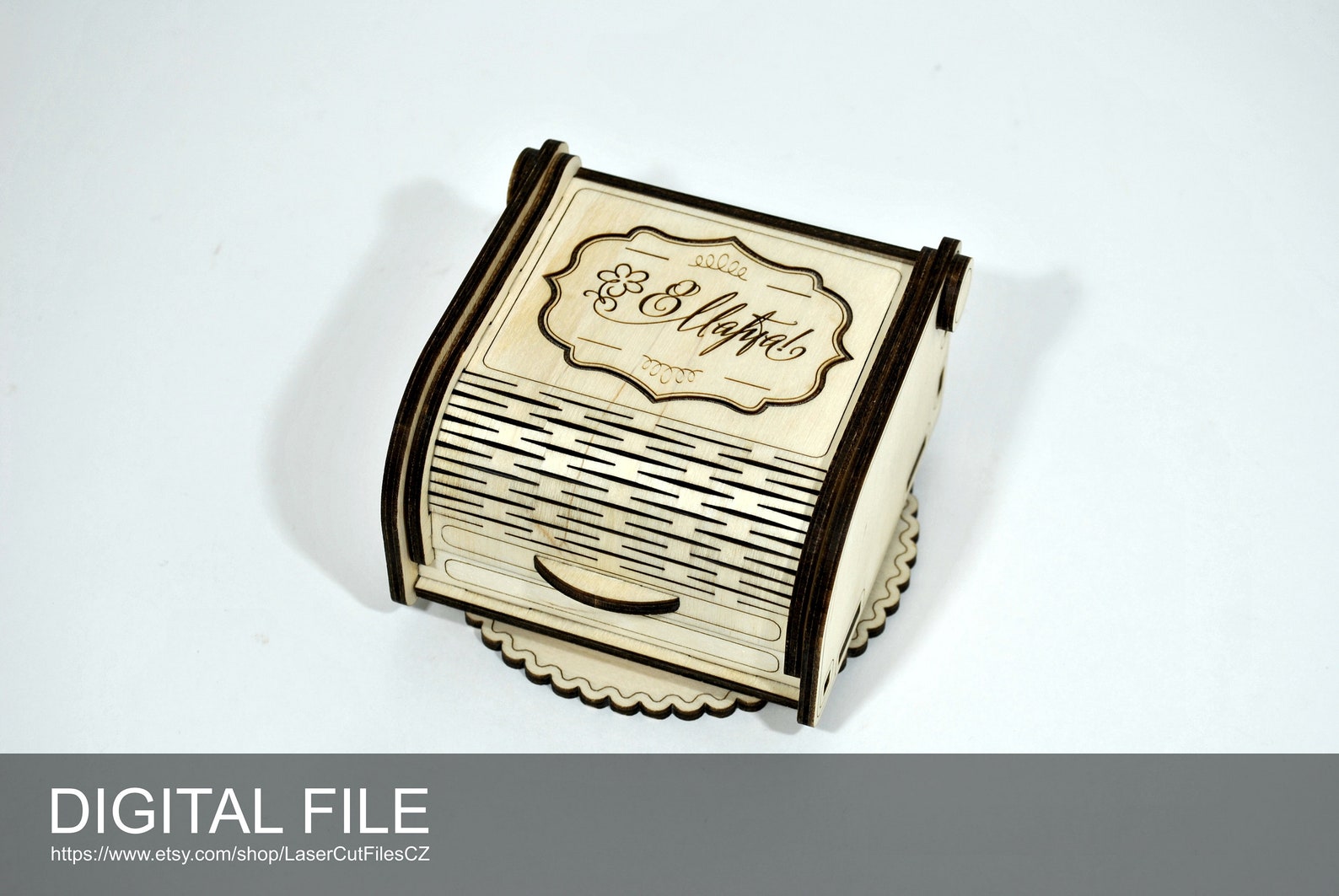 Jewelry Box Small A0028. Laser Cut Files SVG DXF CDR Digital - Etsy