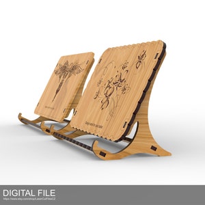 Tablet Stand A0070. Laser Cut Files SVG, PDF, DXF Digital Product - Etsy UK