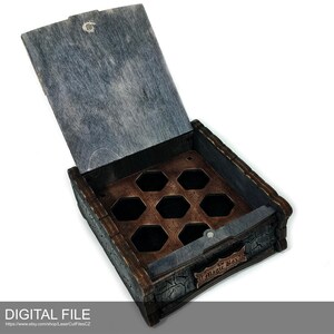 Dice Box A0122. Laser Cut Files SVG, PDF, DXF Digital Product - Etsy