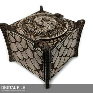 Dragon Box. Laser Cut Files SVG, PDF, DXF Digital Product - Etsy