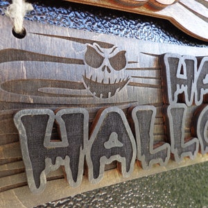 Halloween Sign. Laser Cut Files SVG, PDF, CDR Digital Product - Etsy