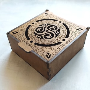 6 Celtic Coasters With Box 00135. Laser Cut Files SVG, PDF, DXF ...