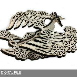 Bird. Laser Cut Files SVG, PDF, DXF Digital Product - Etsy