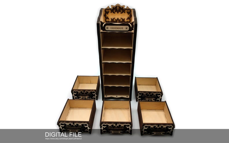 Box A0134. Laser Cut Files SVG, PDF, DXF Digital Product - Etsy