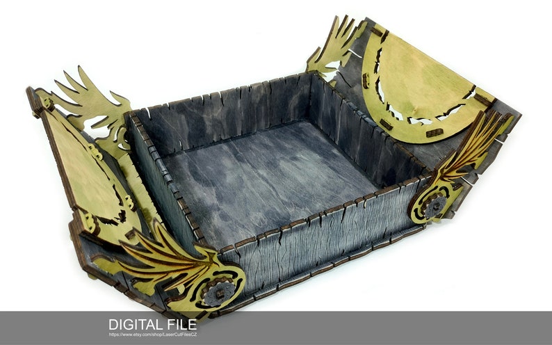 Dragon Box. Laser Cut Files SVG, PDF, DXF Digital Product - Etsy