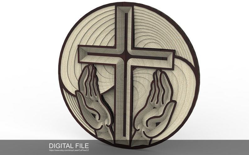 Multi-layered Cross. Version K4. Laser Cut Files SVG PDF DXF - Etsy