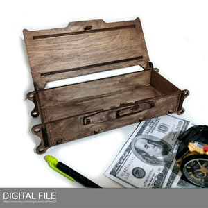 Banknote Box A0084. Laser Cut Files SVG, PDF, DXF Digital Product - Etsy