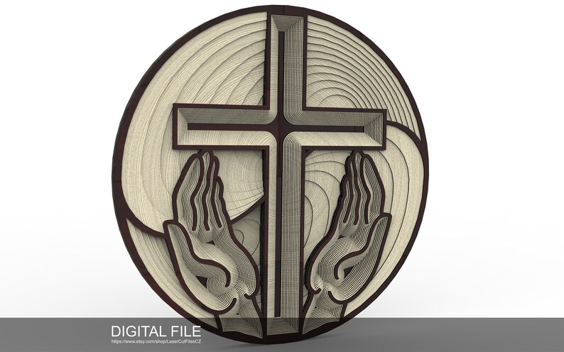 Multi-layered Cross. Version K4. Laser Cut Files SVG PDF DXF - Etsy