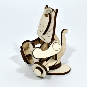 Cat 3D A0020. Laser Cut Files SVG, PDF, AI Digital Product - Etsy