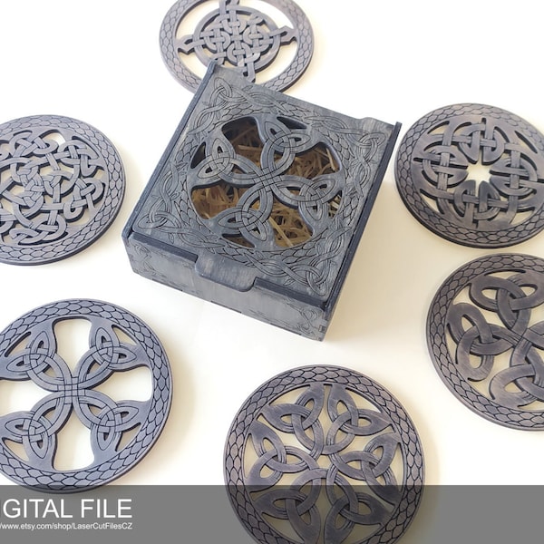 Celtic Knot Coasters - Etsy