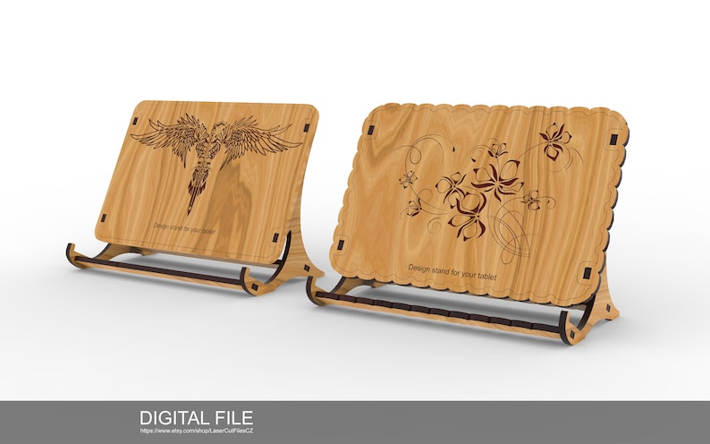 Tablet Stand A0070. Laser Cut Files SVG PDF CDR Digital - Etsy Australia
