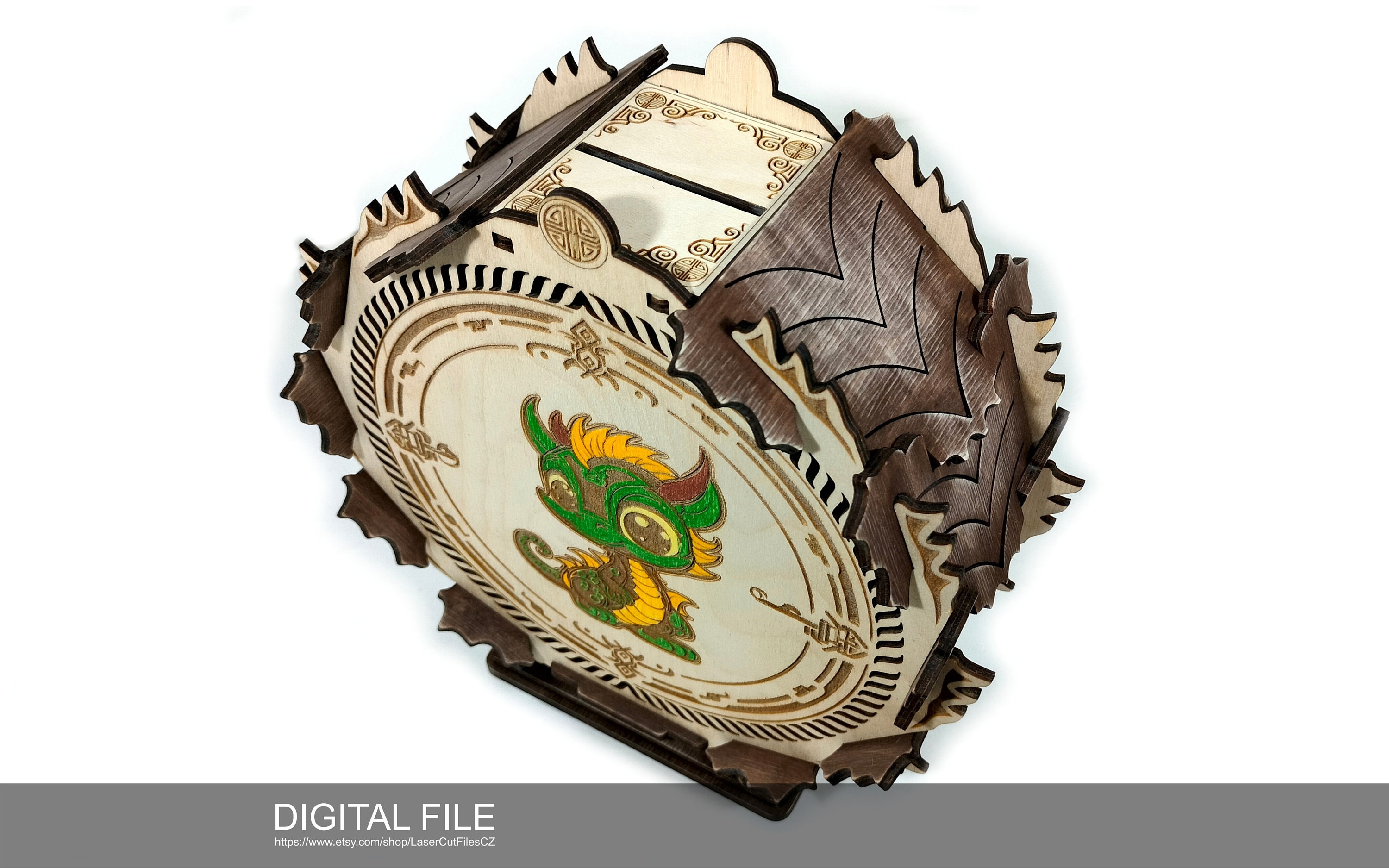 Money Box. Laser Cut Files SVG, PDF, DXF Digital Product - Etsy UK