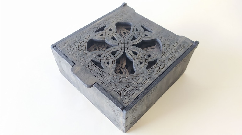 6 Celtic Coasters With Box. Laser Cut Files SVG PDF CDR - Etsy