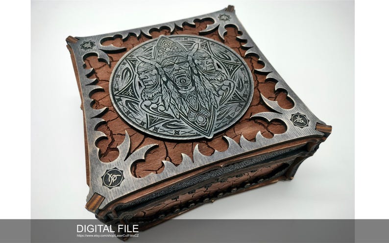 The Shaman Box A0166. Laser Cut Files SVG, PDF, DXF Digital Product - Etsy