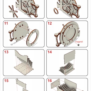 Safe Box A0139. Laser Cut Files SVG, PDF, DXF Digital Product - Etsy