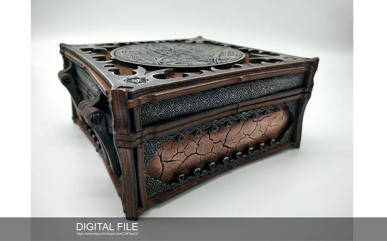 The Shaman Box A0166. Laser Cut Files SVG, PDF, DXF Digital Product - Etsy