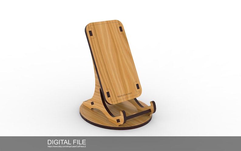 Stand for Mobile Phones. Laser Cut Files SVG PDF CDR Digital - Etsy