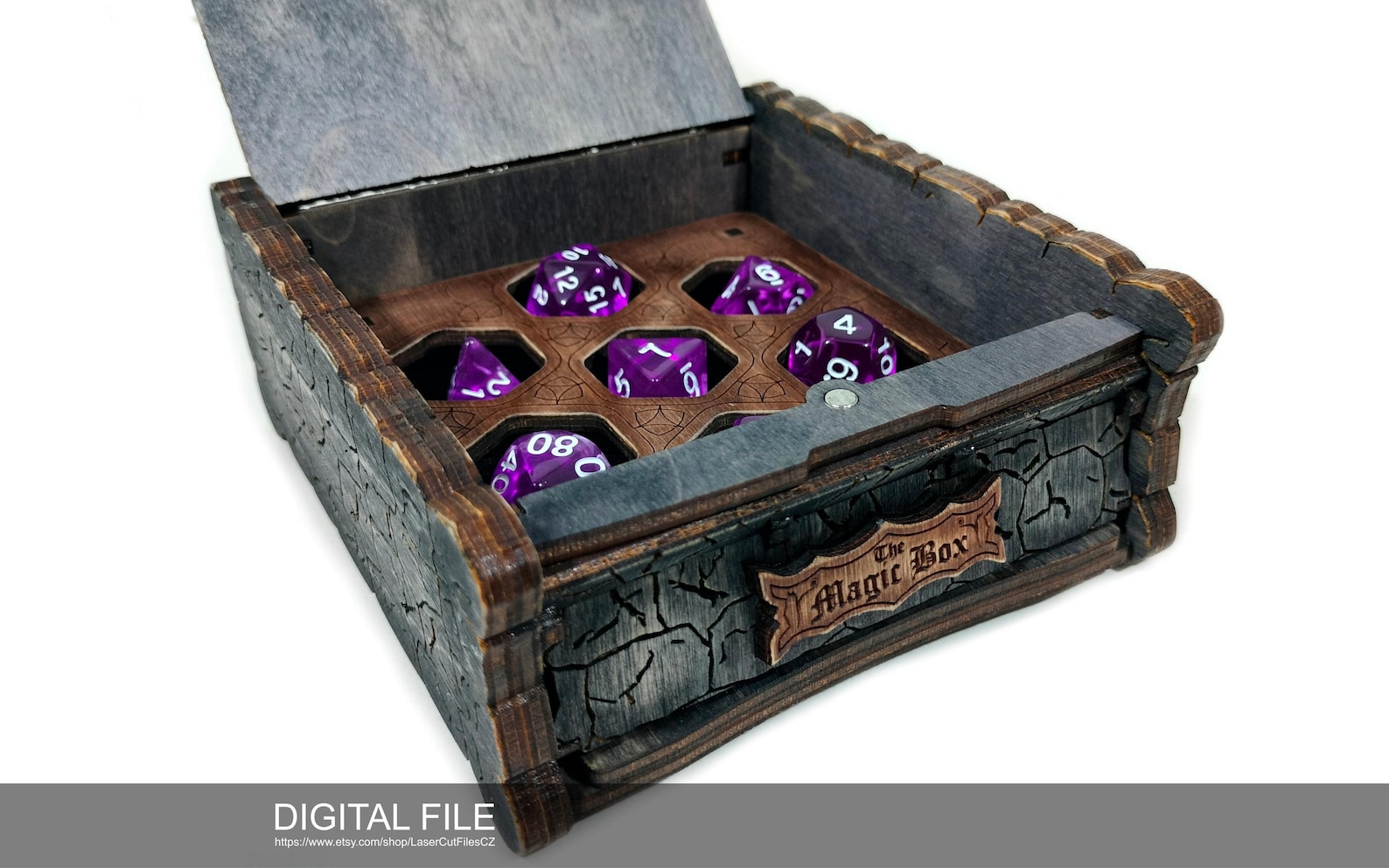 Dice Box A0122. Laser Cut Files SVG, PDF, DXF Digital Product - Etsy