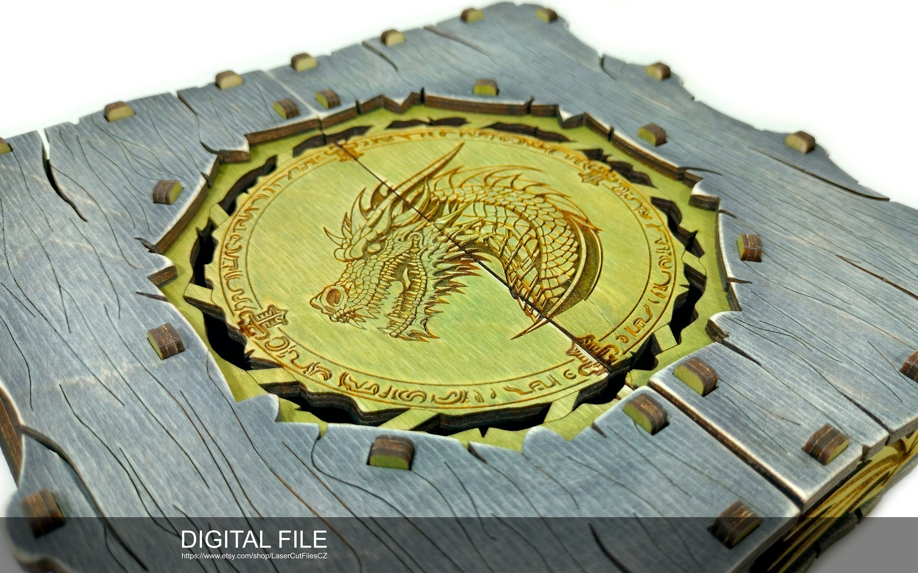 Dragon Box. Laser Cut Files SVG, PDF, DXF Digital Product - Etsy