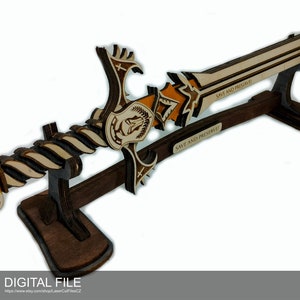 Sword A0098. Laser Cut Files SVG, PDF, DXF Digital Product - Etsy