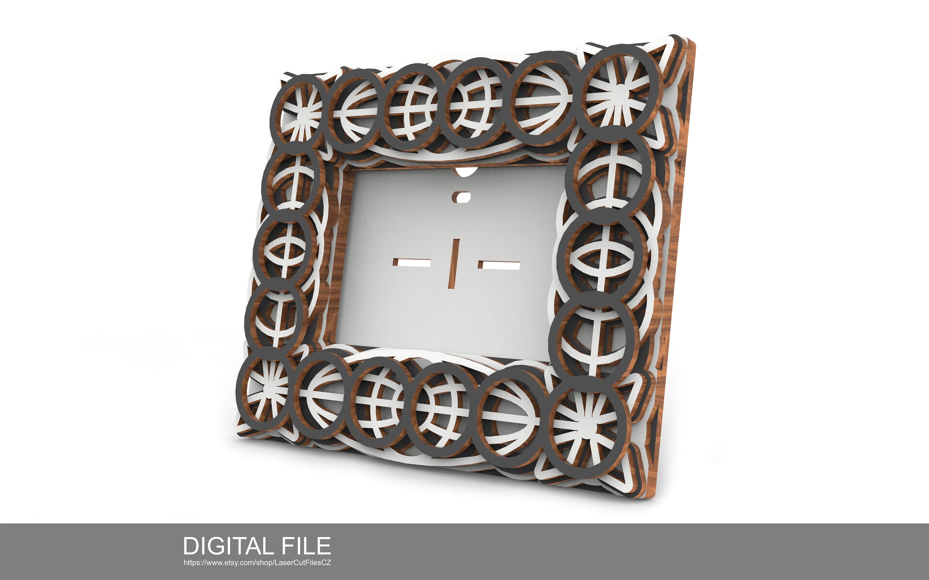 Multilayer Photo Frame V.1.0. Laser Cut Files SVG DXF CDR - Etsy