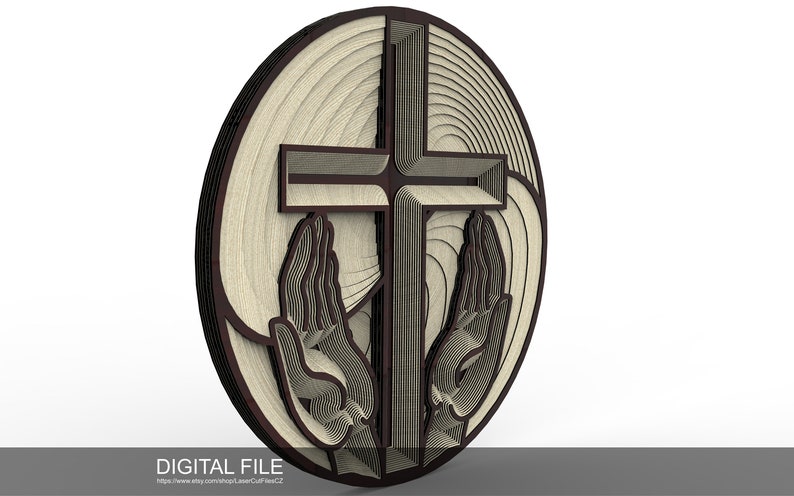 Multi-layered Cross. Version K4. Laser Cut Files SVG PDF DXF - Etsy