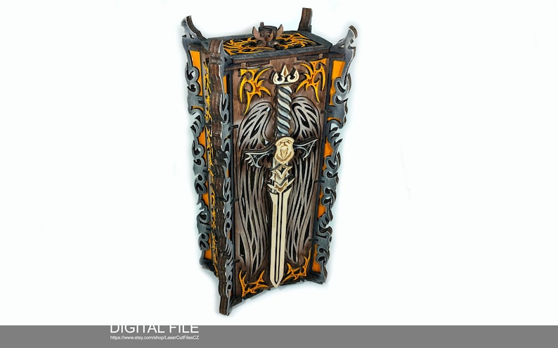 Angel's Envy Bourbon Box. Laser Cut Files SVG, PDF, DXF Digital Product ...