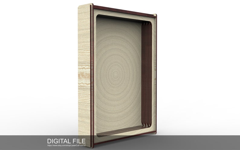 A4 Lightbox Case, 8-layer Laser Cut Files (SVG, PDF, DXF) - Etsy