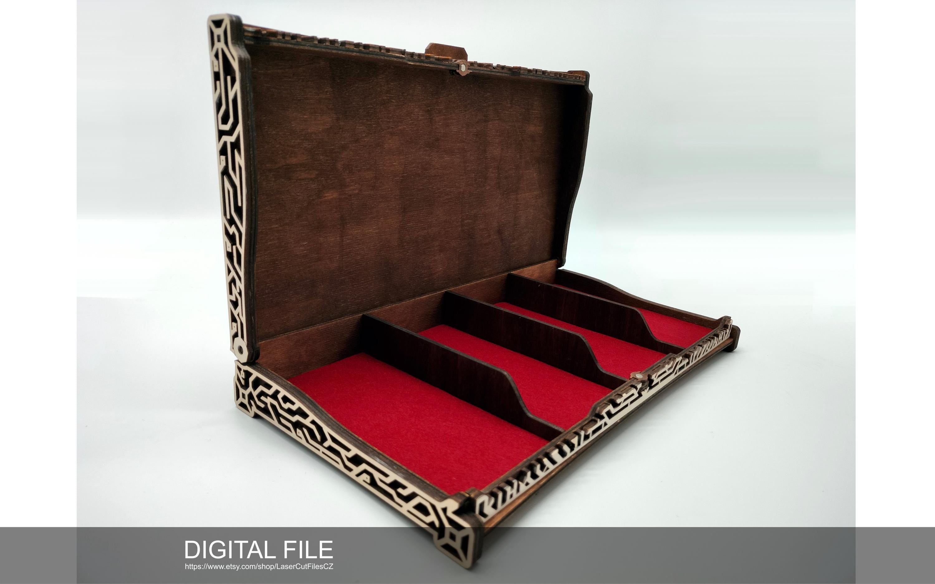 Banknote Box A0163. Laser Cut Files SVG, PDF, DXF Digital Product - Etsy