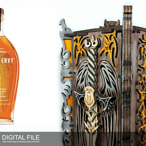 Angel's Envy Bourbon Box. Laser Cut Files SVG, PDF, DXF Digital Product ...