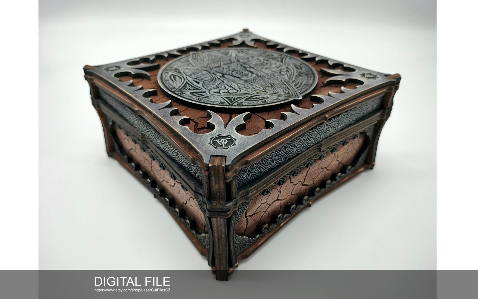 The Shaman Box A0166. Laser Cut Files SVG, PDF, DXF Digital Product - Etsy