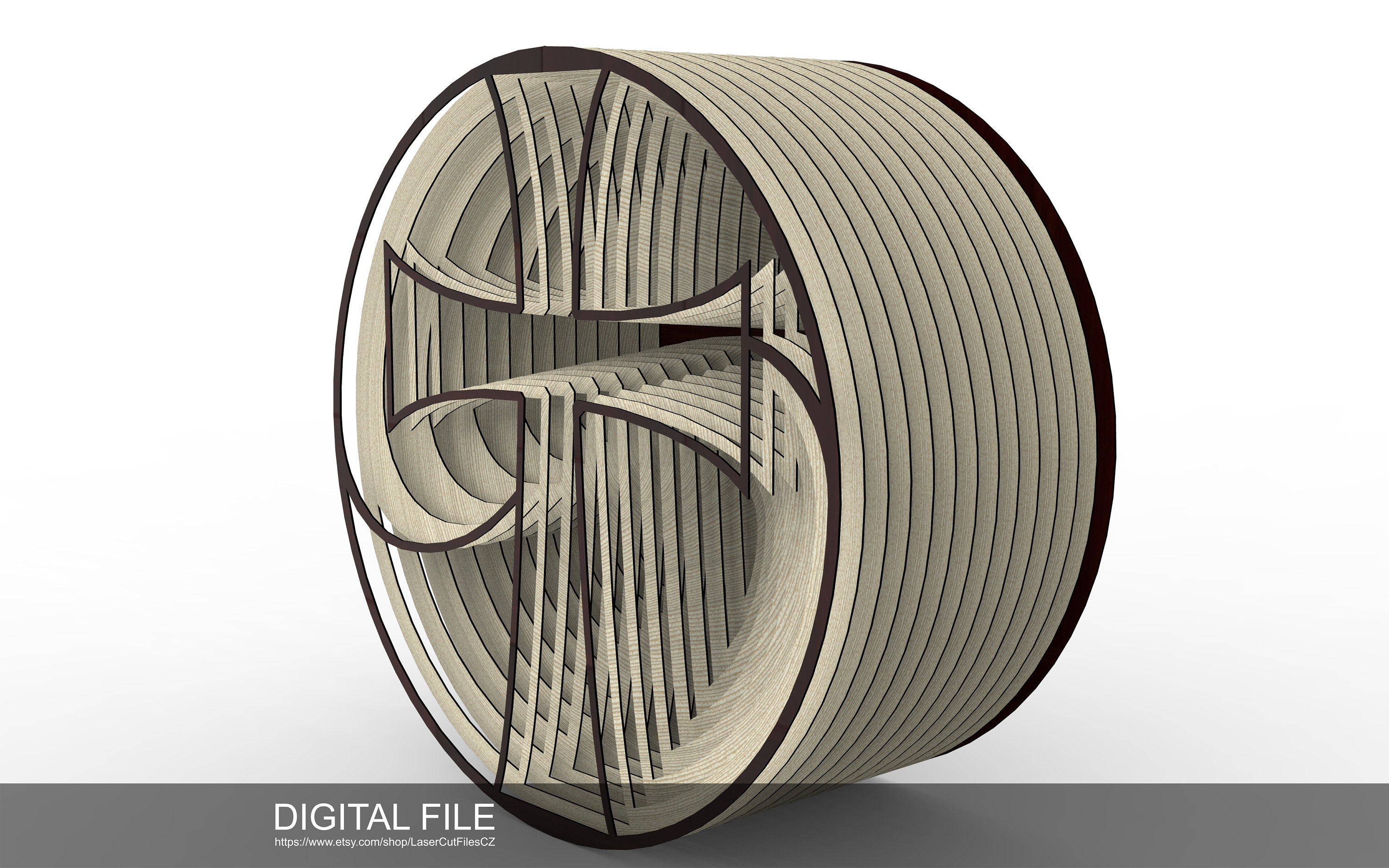 Multi-layered Cross A0052. Laser Cut Files SVG, PDF, DXF Digital ...
